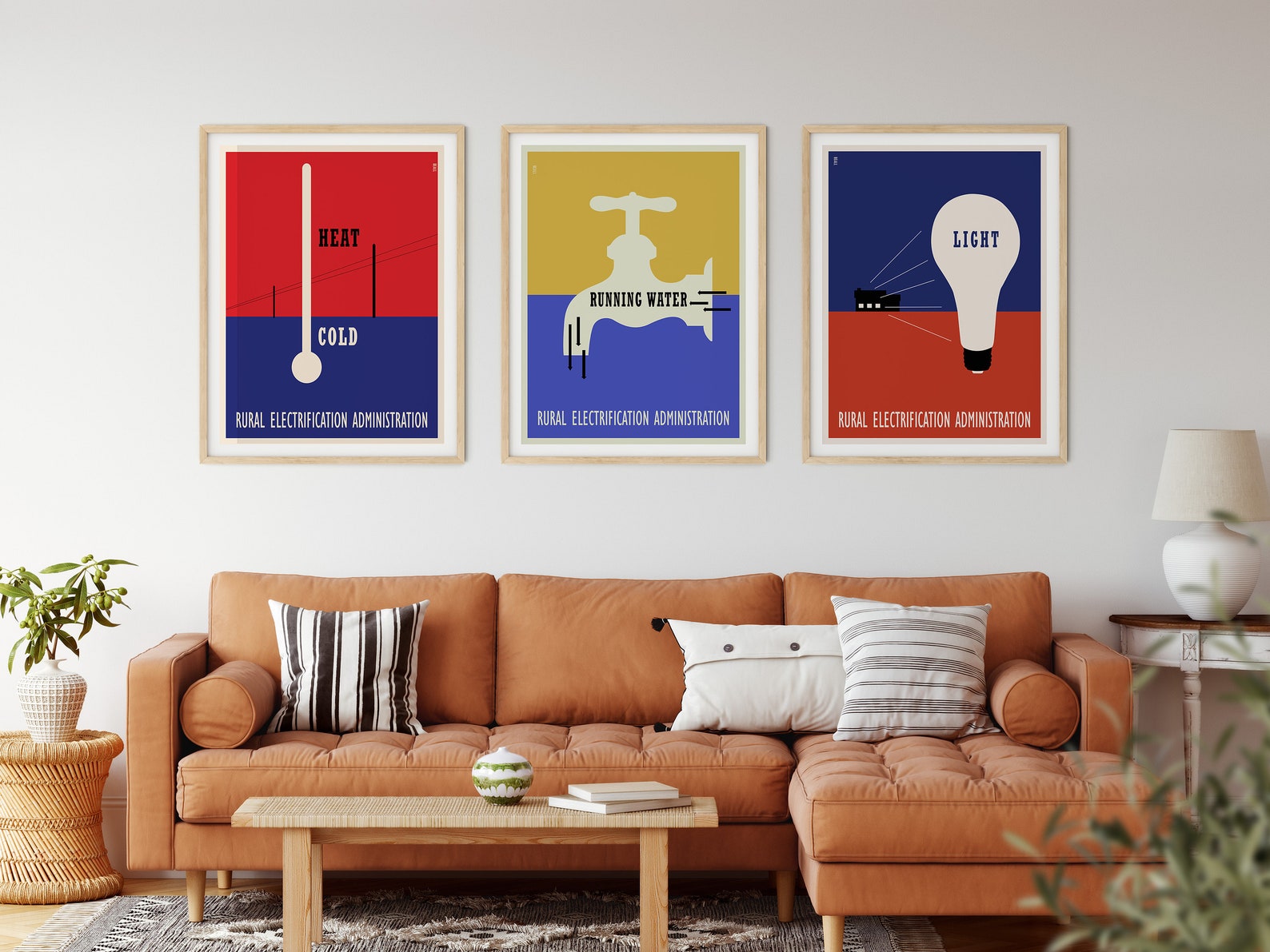 Lester Beall WPA Posters Set of 3 Graphic Design Prints - Etsy