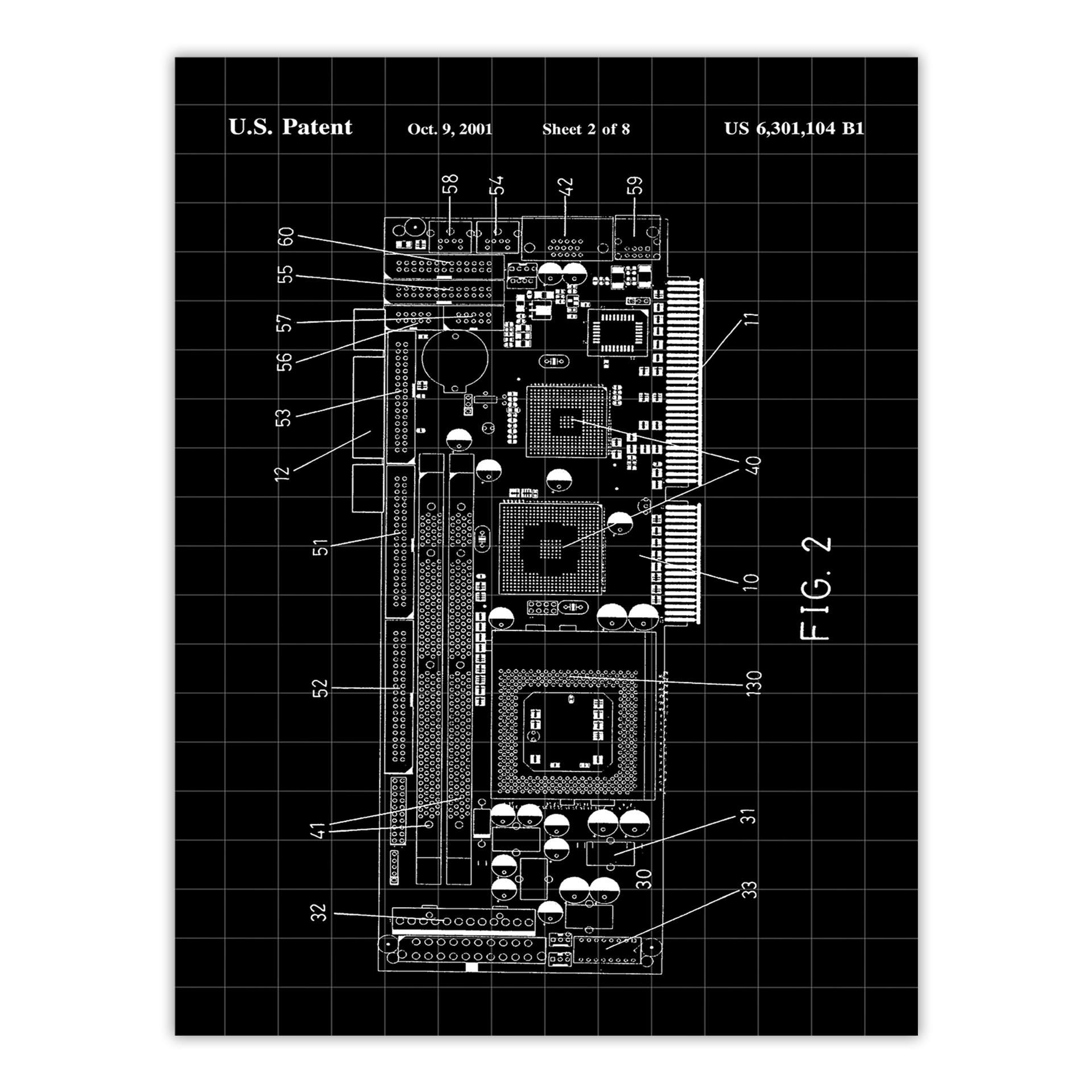 Graphics Card Patent Art Print: Tech Enthusiast Wall Decor - Etsy