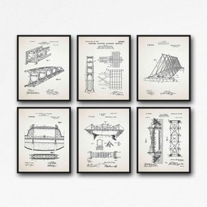 Bridge Inventions Bridge Posters Architecture Prints Design Posters - Etsy