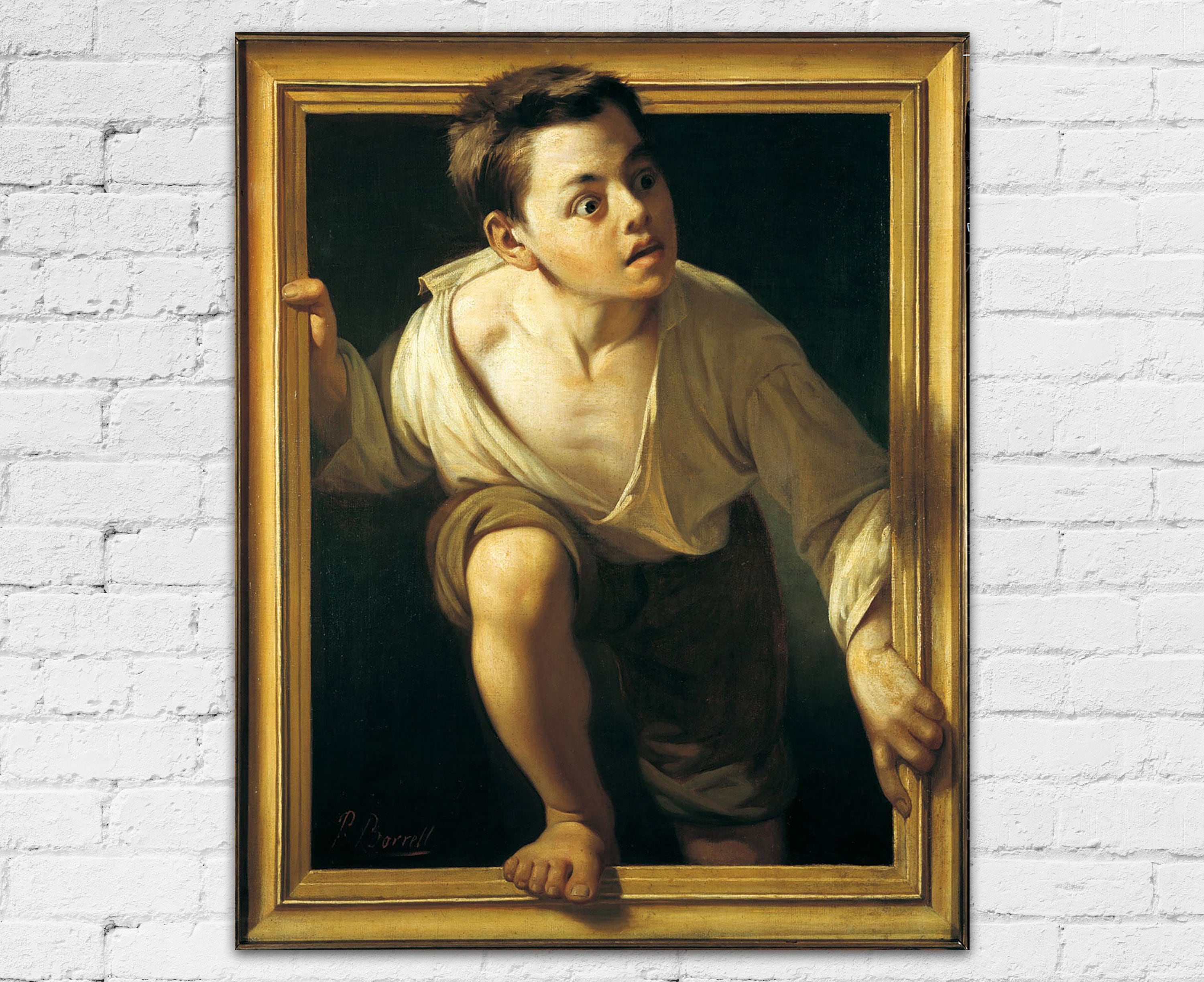 Escaping Criticism Painting by Pere Borrell Del Caso 1874 - Etsy UK