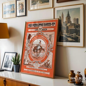 Cowgirl Poster Cowgirl Western Wall Art Rodeo Pendleton Poster Cowgirl ...