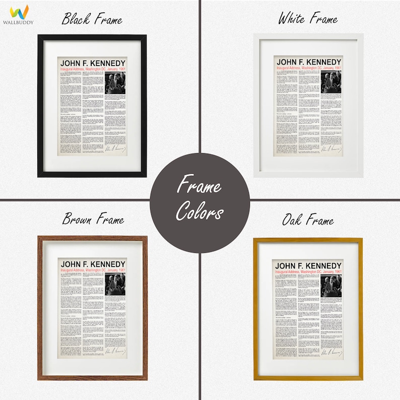 JFK Set of 3 Speeches Posters of Famous Presidential Addresses | Etsy