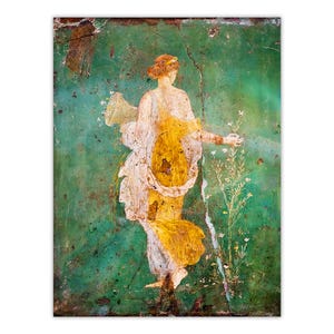 Ancient Roman Goddess Flora Roman Fresco Poster of the Goddess of ...