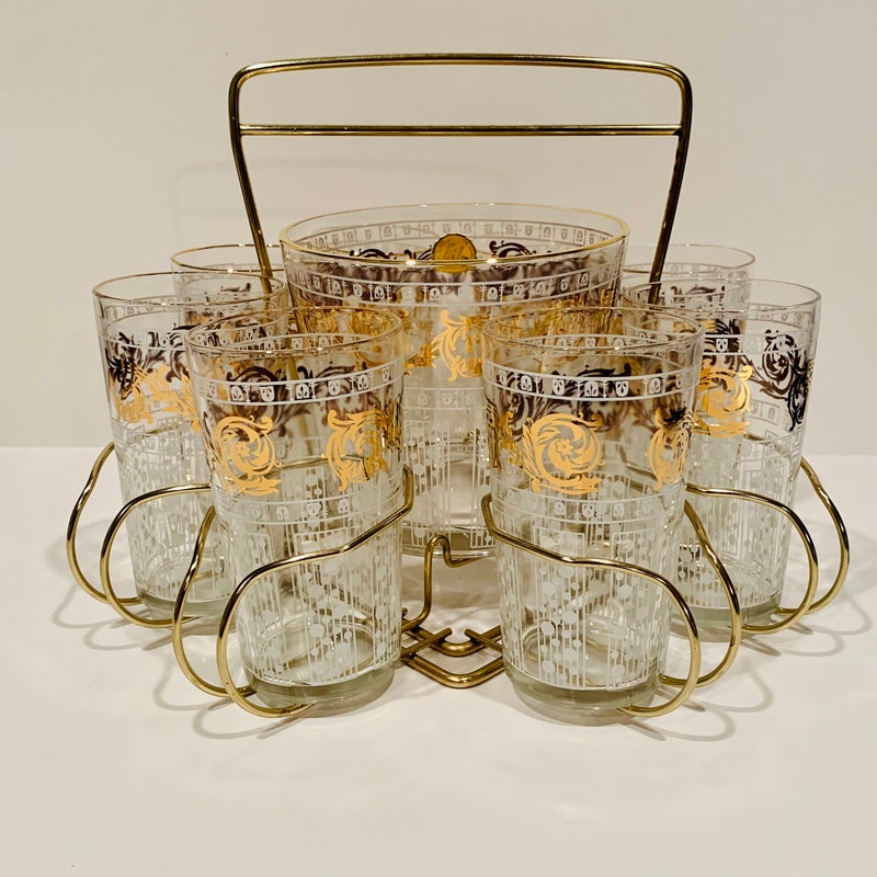 Vintage Beverage Set - Etsy