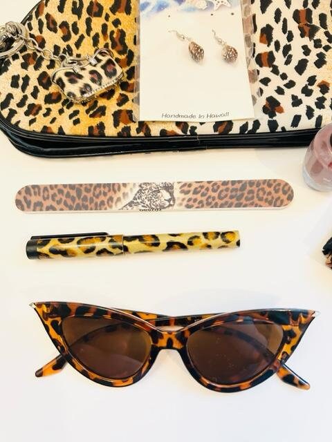 Custom cheetah Print Beauty Box Gift Set - Etsy