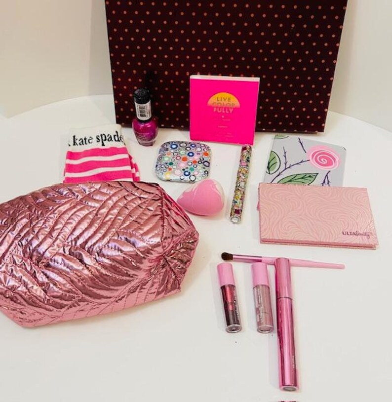 Custom KATE SPADE & Ulta Beauty Pink Beauty Box Gift Set - Etsy