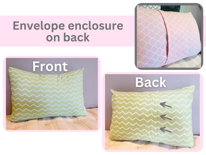 EASY Pillow Case Sewing Tutorial, Envelope Pillow Case Cover Sewing ...