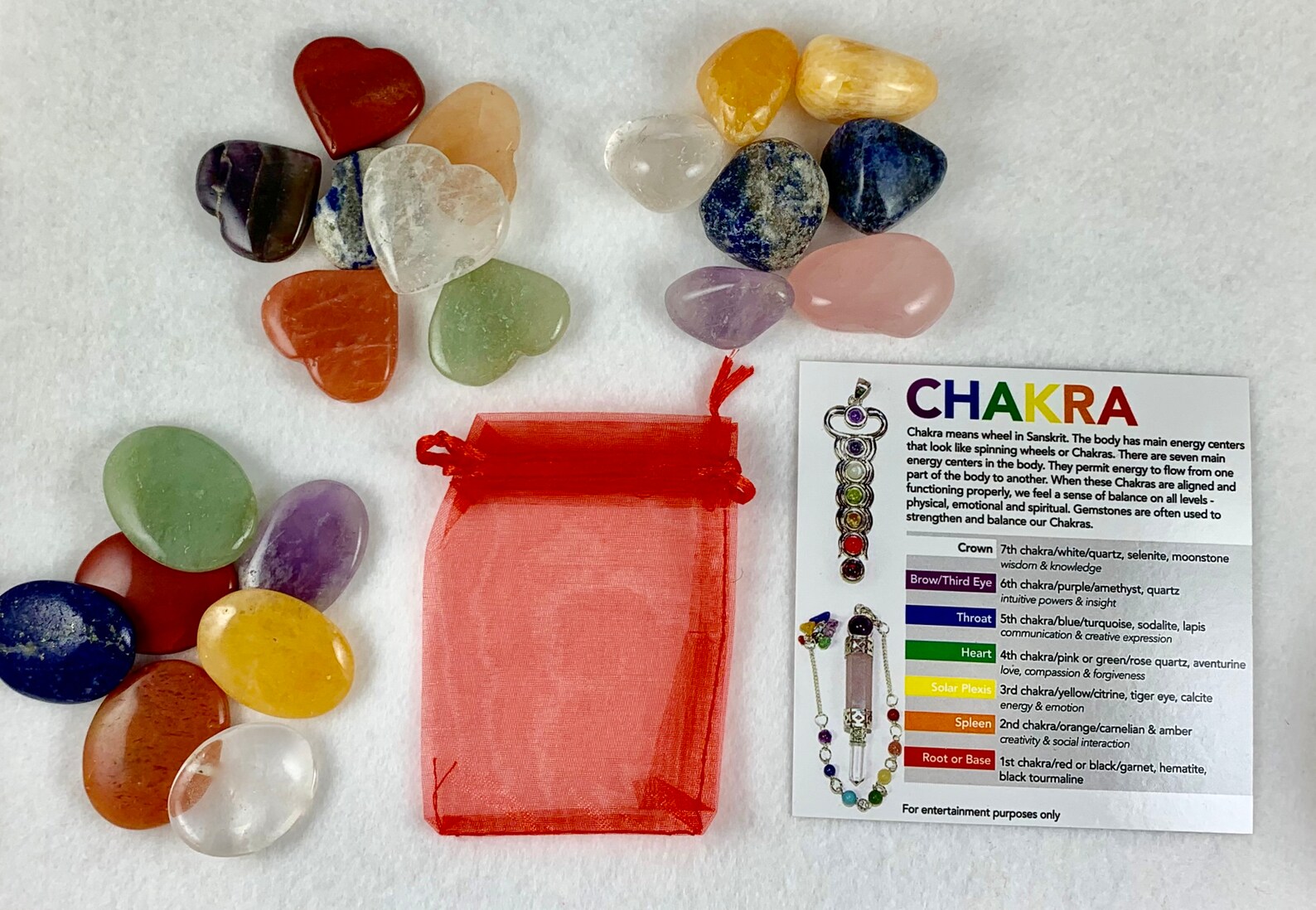 Natural Stone Chakra Set | Etsy