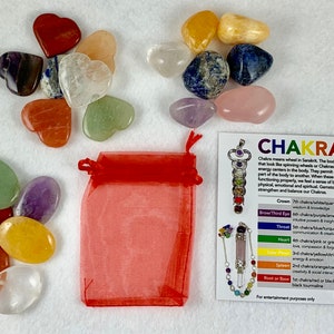 Natural Stone Chakra Set - Etsy