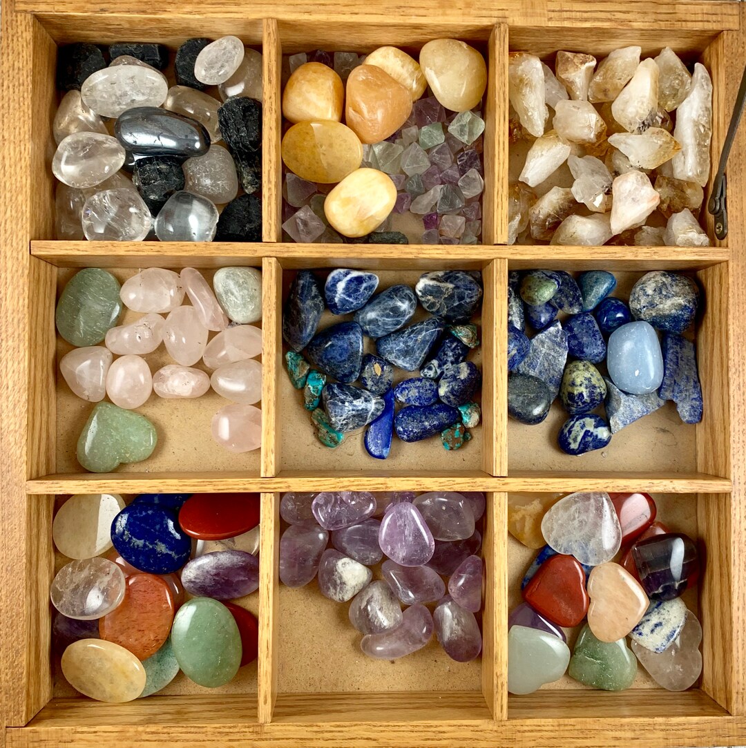 Natural Stone Chakra Set - Etsy