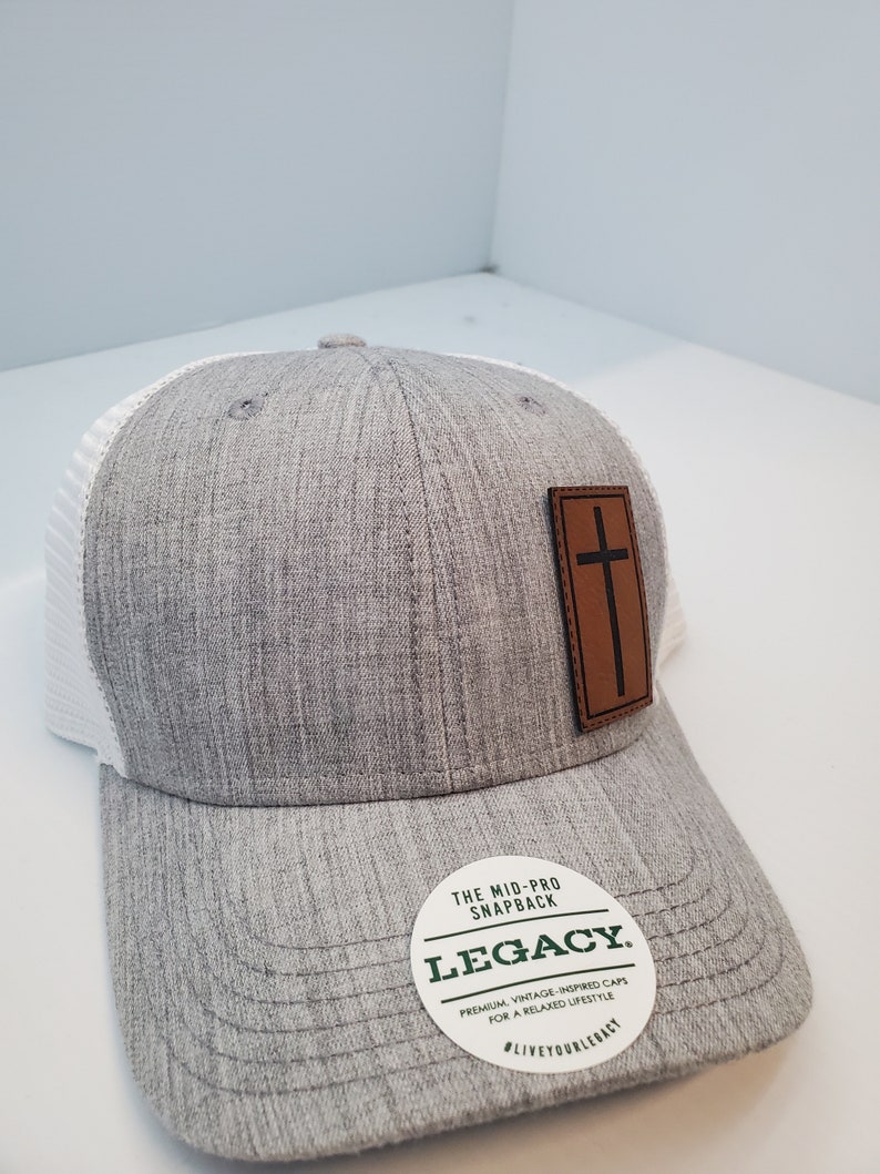 Leather Cross Patch Snapback Hat Cross Patch Leather Patch - Etsy