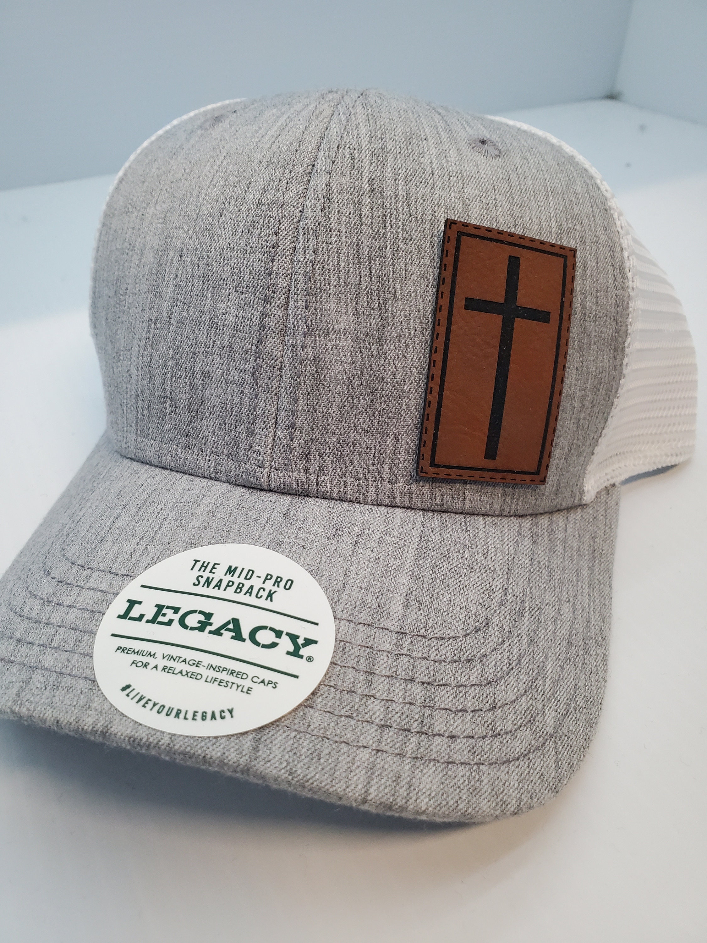 Leather Cross Patch Snapback Hat Cross Patch Leather Patch - Etsy