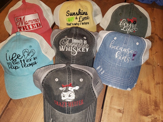 Fun Summer Hats Assorted Designs | Etsy