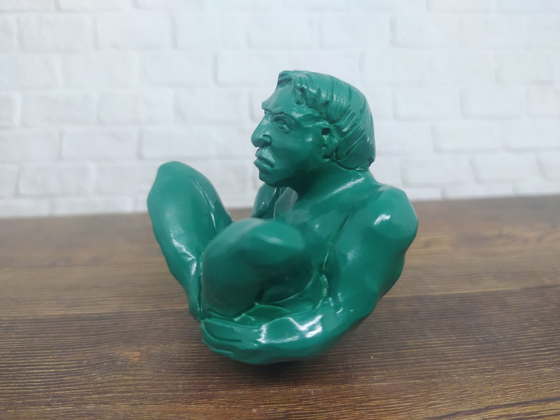 The Hulk Avengers Statue From Billiard Ball Hand Carved | Etsy