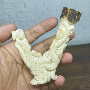 Cthulhu Octopus Kraken and Skull Head Handle Walking Stick Cane From ...