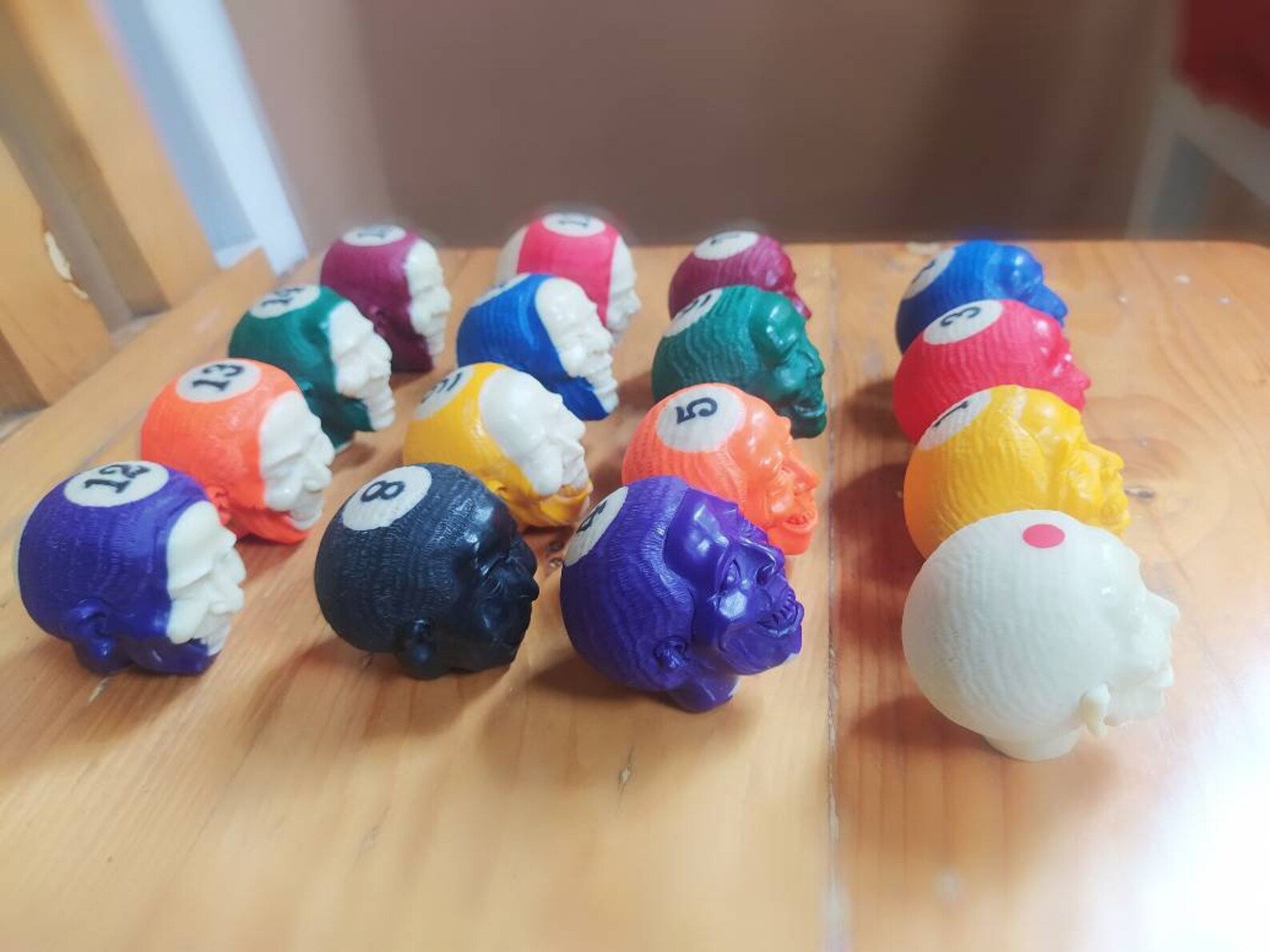 1 SET (16 Pcs) President Barack Barrack Obama Head From Billiard Ball ...