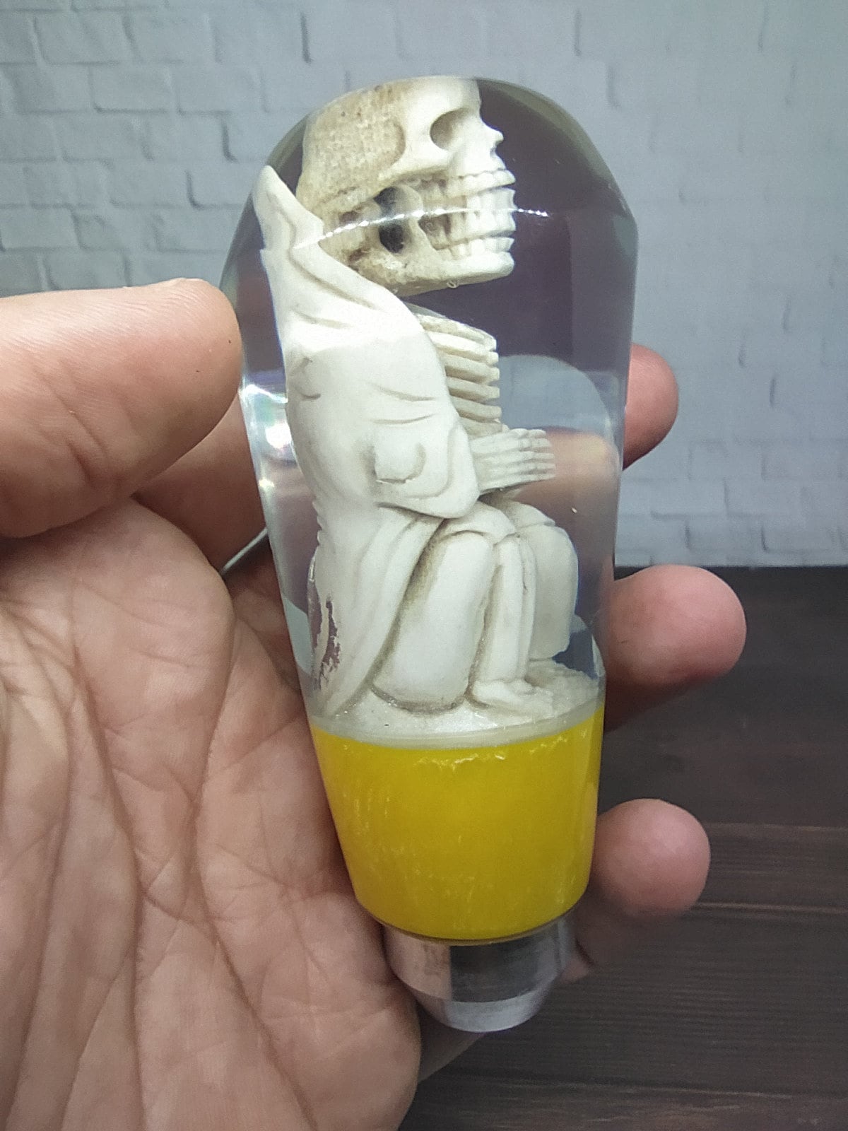 Underwater Grim Reaper Skull Skeleton Sculpture Gear Shift Shifter Knob ...