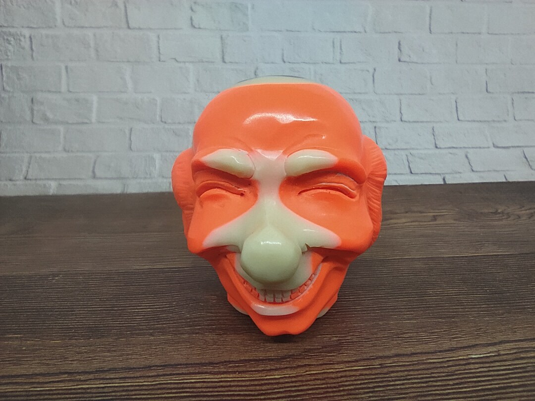 Pennywise Clown Head Statue From Billiard Ball Number 13 Hand Carved - Etsy