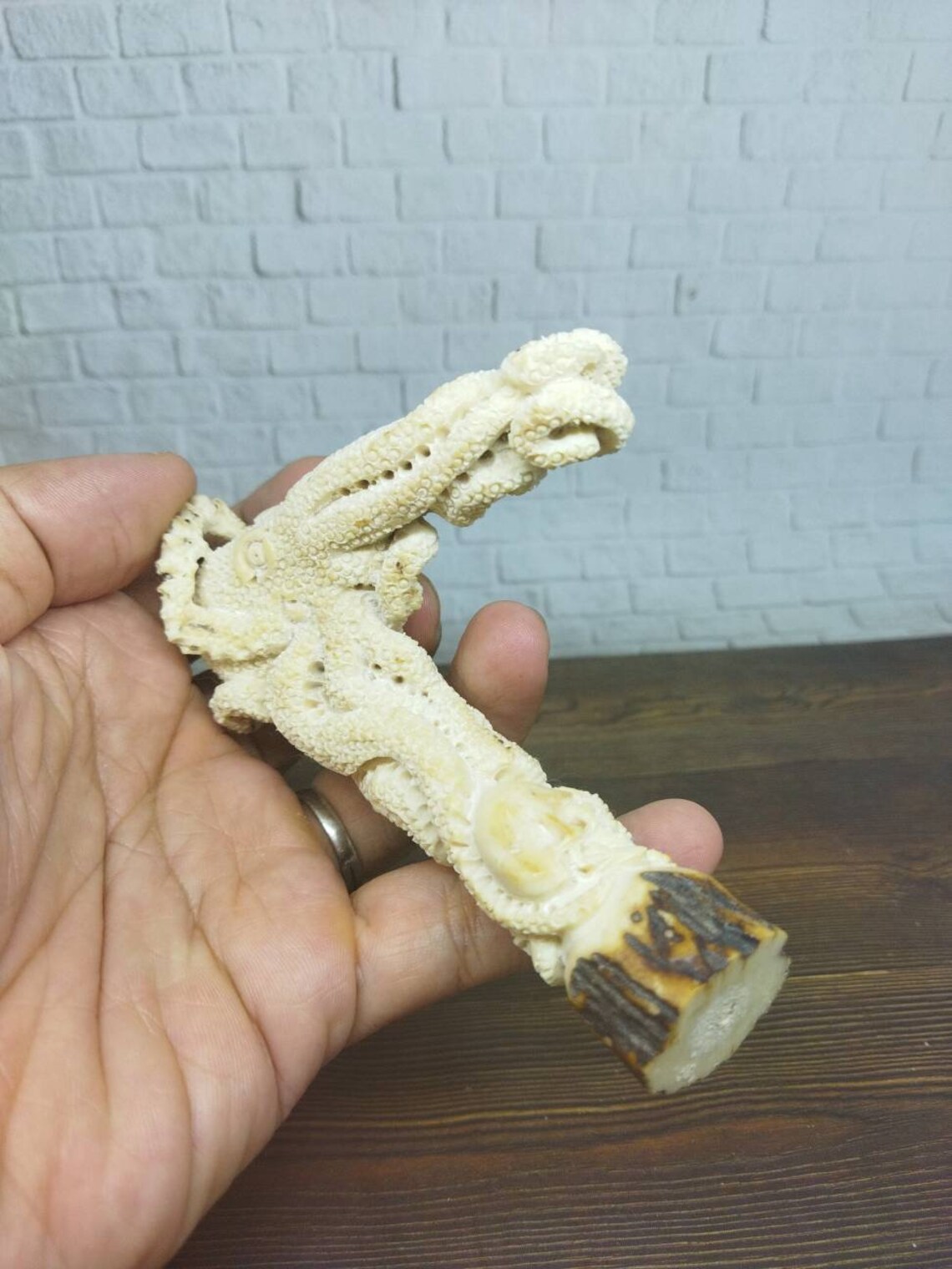 Cthulhu Octopus Kraken and Skull Head Handle Walking Stick Cane From ...