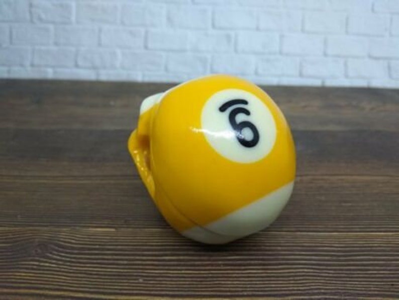 Open Head Skull Skeleton Statue From Billiard Ball Number 9 - Etsy