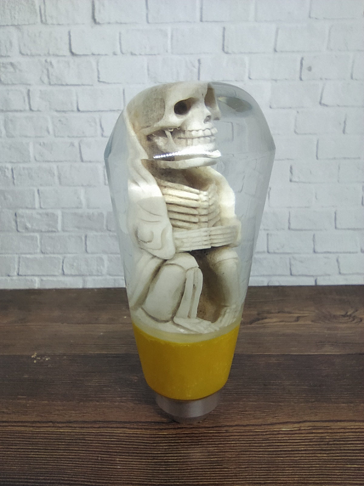 Underwater Grim Reaper Skull Skeleton Sculpture Gear Shift Shifter Knob ...