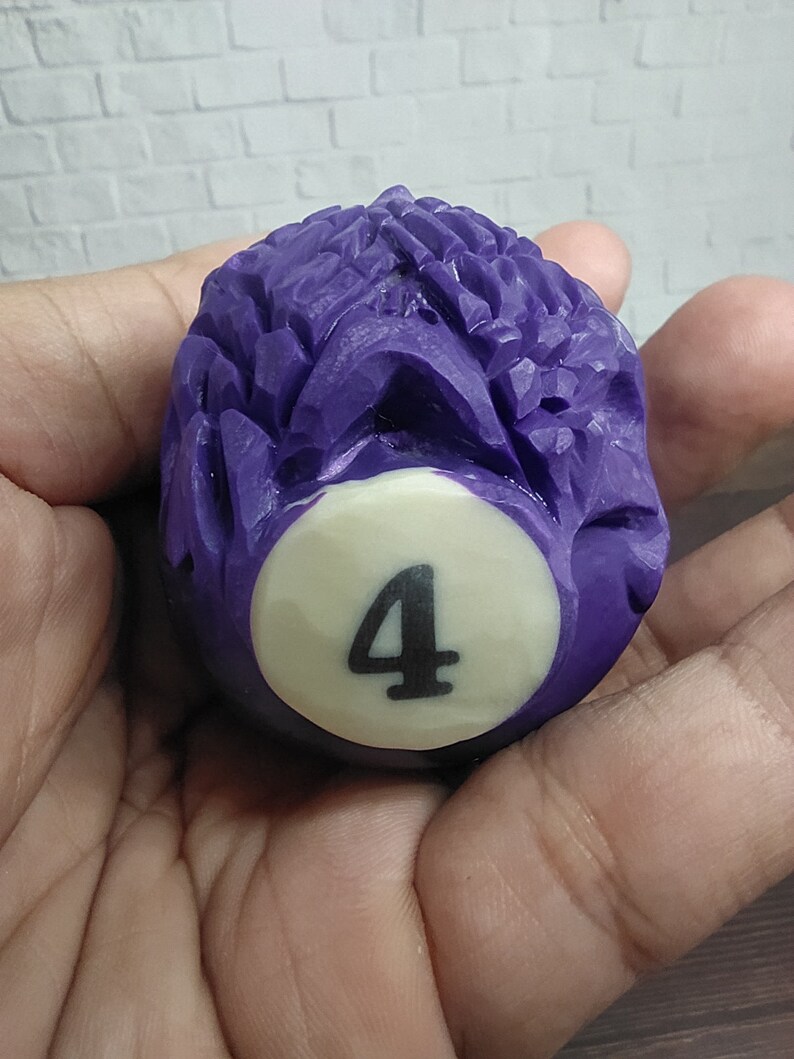 Skull Skeleton Head Closed Mouth Statue From Billiard Ball - Etsy