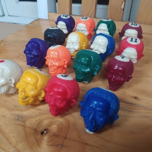 1 SET (16 Pcs) President Barack Barrack Obama Head From Billiard Ball ...