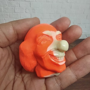 Pennywise Clown Head Statue From Billiard Ball Number 13 Hand Carved - Etsy