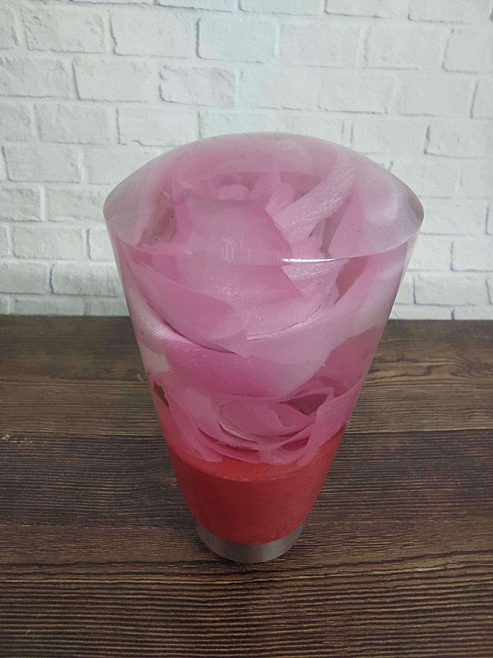 Underwater Pink Rose Flower Gear Shift Knob Acrylic Resin_a158 (thread ...