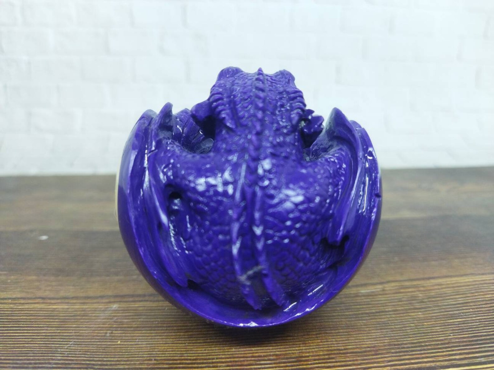 Dragon Ball Statue From Billiard Ball Number 4 Hand Carved | Etsy