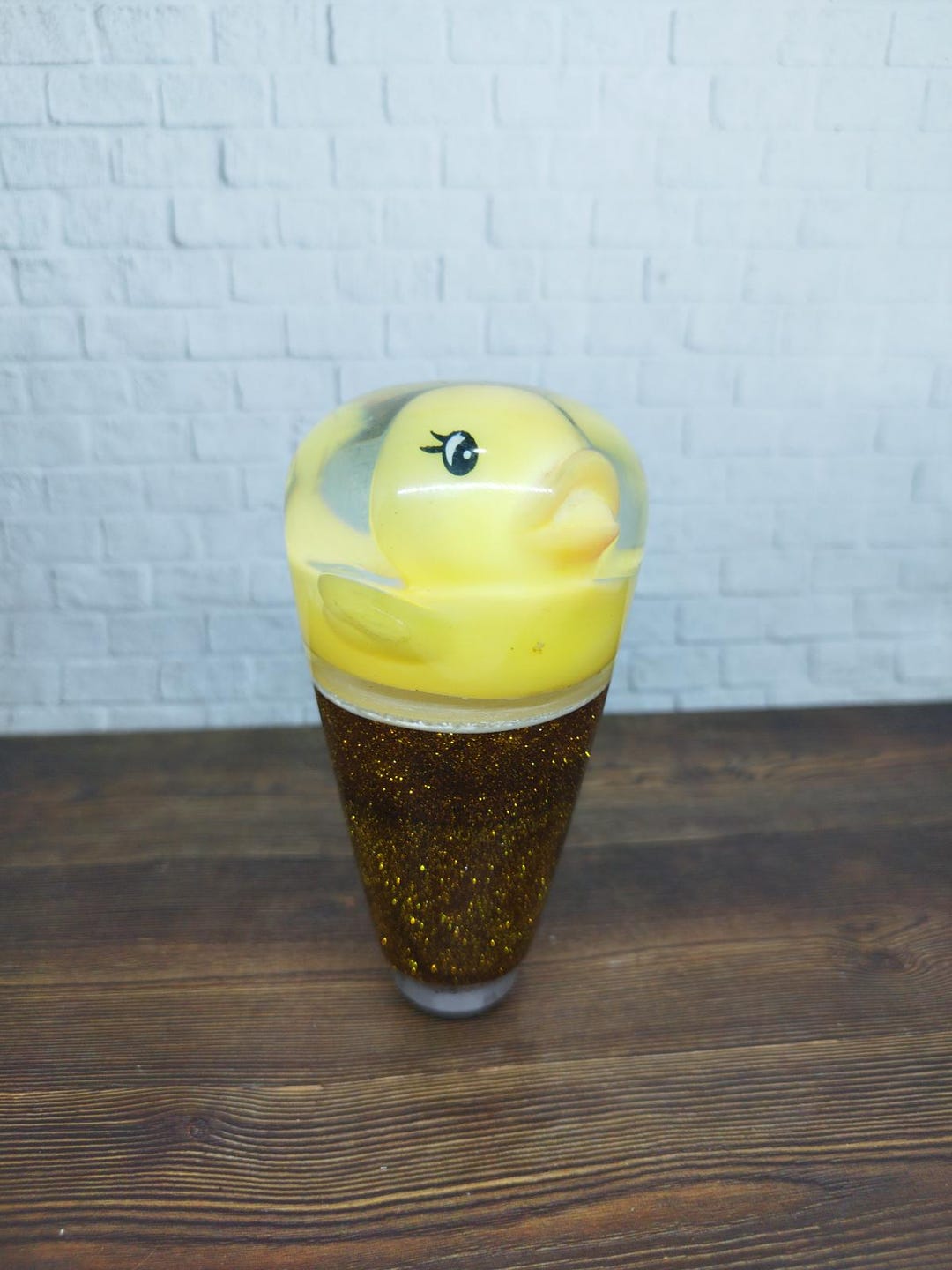 Underwater Rubber DUCK Gear Shift Shifter Knob From Acrilyc Resin_z1 - Etsy
