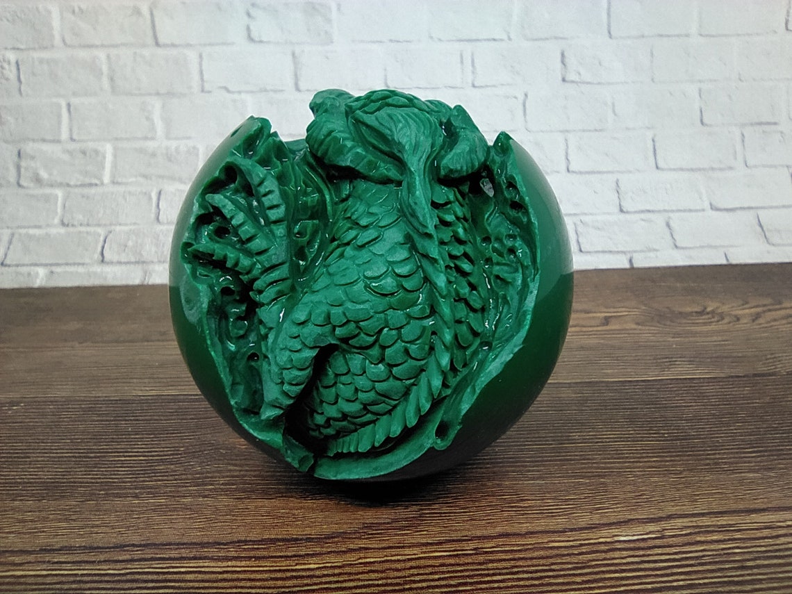 Dragon Ball Head Statue from Billiard Ball Number 6 Hand | Etsy