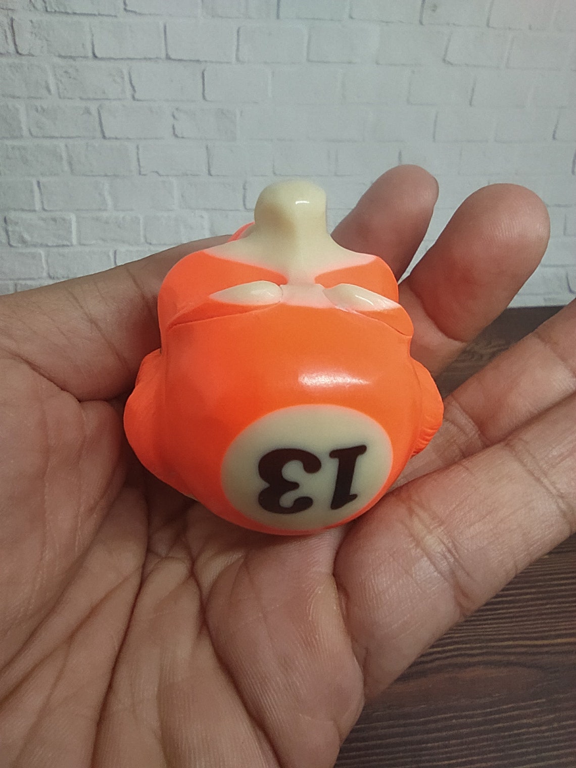Pennywise Clown Head Statue from Billiard Ball Number 13 Hand | Etsy