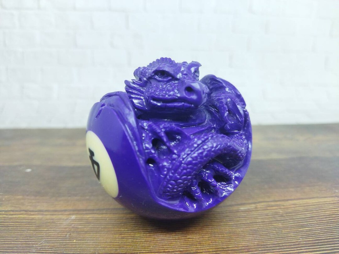 Dragon Ball Statue From Billiard Ball Number 4 Hand Carved - Etsy