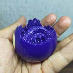Dragon Ball Statue From Billiard Ball Number 4 Hand Carved - Etsy