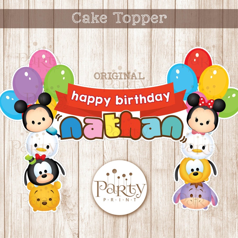 Tsum Tsum Cake Topper - Etsy