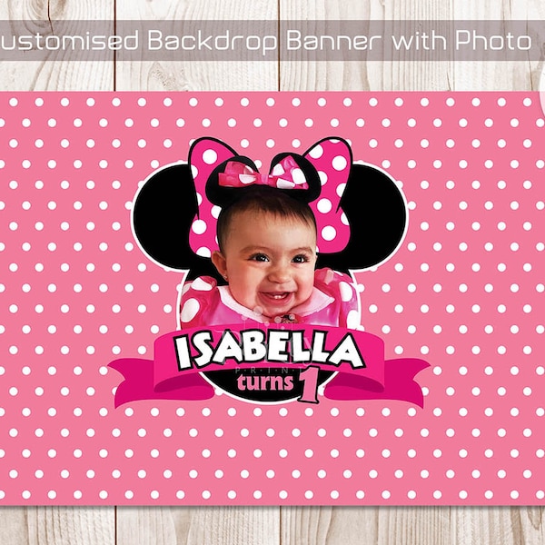 Minnie Bowtique Backdrop - Etsy