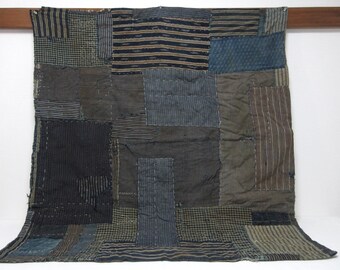 Vintage Japanese Sakiori Fabric / Aizome / Vintage Lug / No.2409176 - Etsy