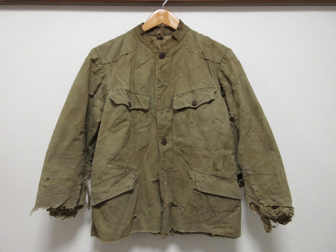 1940s Vintage Japanese Army Jacket / Japanese Military / Kanji / No ...