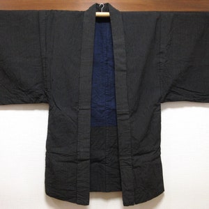 Vintage Japanese Indigo Haori Jacket / Aizome / Kimono / Shima / Stripe ...