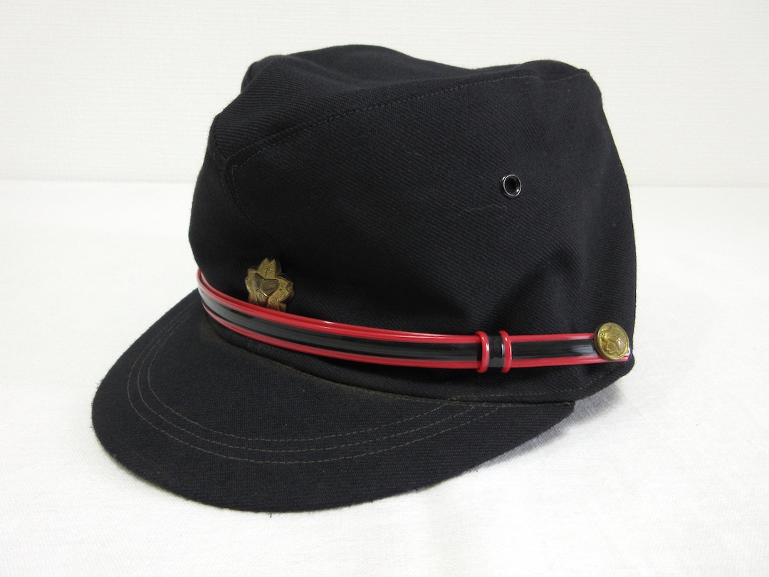 Vintage Japanese Fireman Cap / Japan Fireman / SHOUBO-CAP / No. 2306017 ...