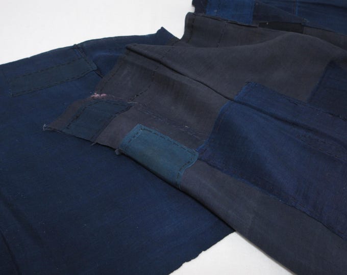 Vintage Japanese Indigo Silk Fabric / Aizome / Boro / No.250101512 - Etsy