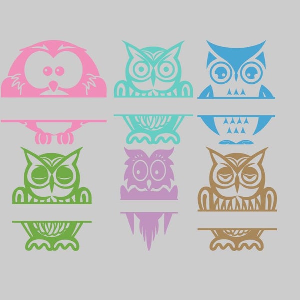 Owl Monogram - Etsy