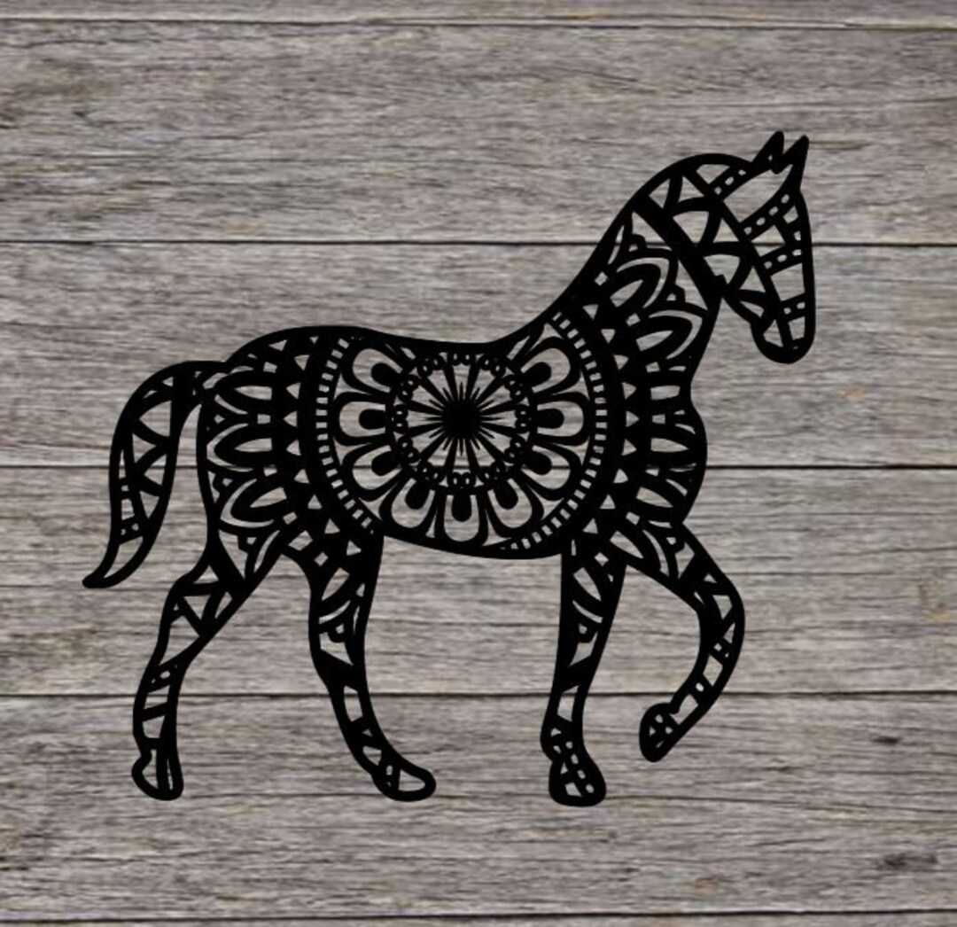 Horse Mandala SVG. - Etsy