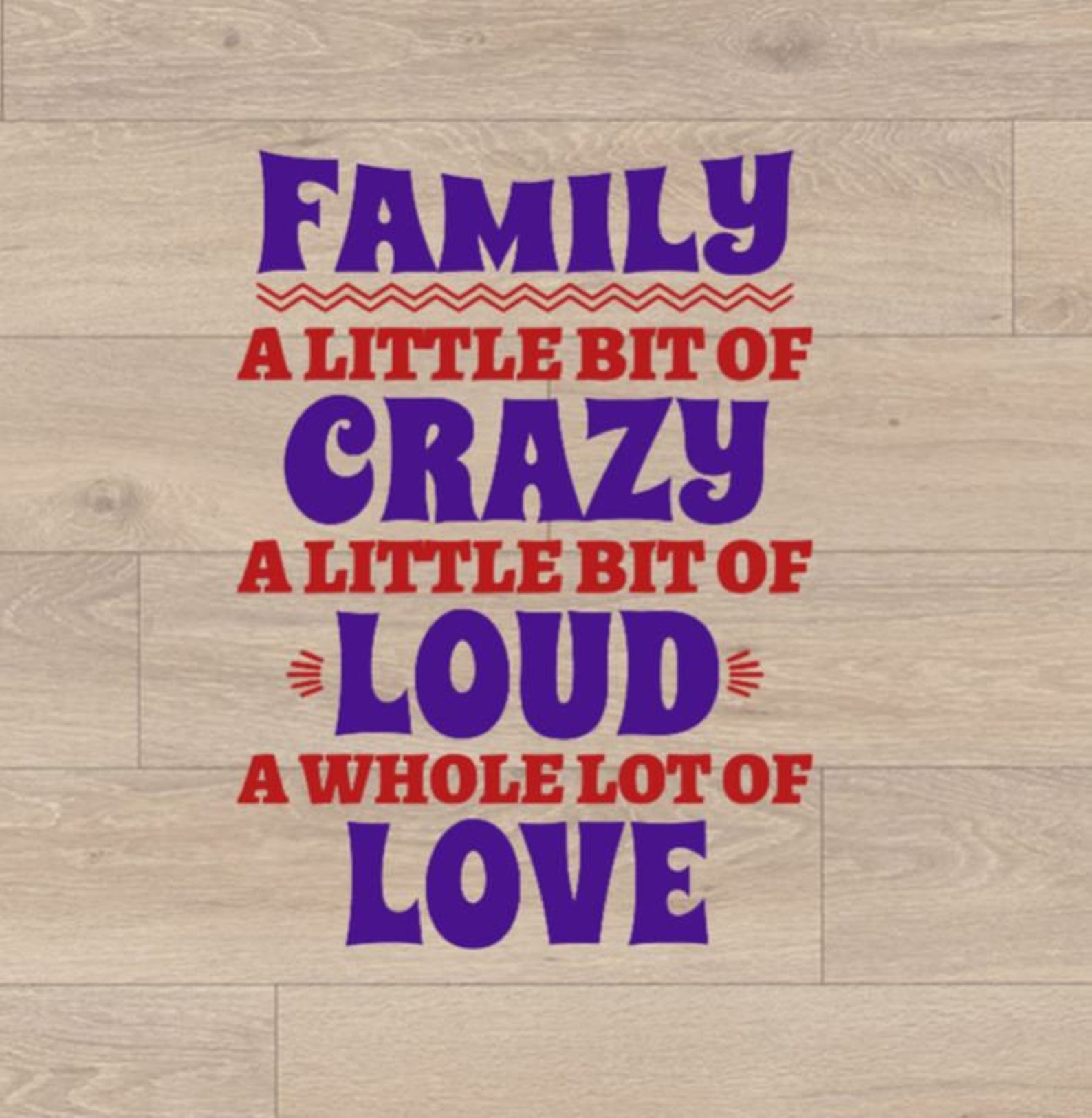 Family a Little Bit Crazy. Loud. Love. SVG Cut File . Contains - Etsy