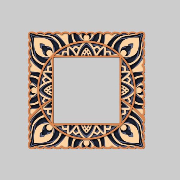 Layered Frame - Etsy