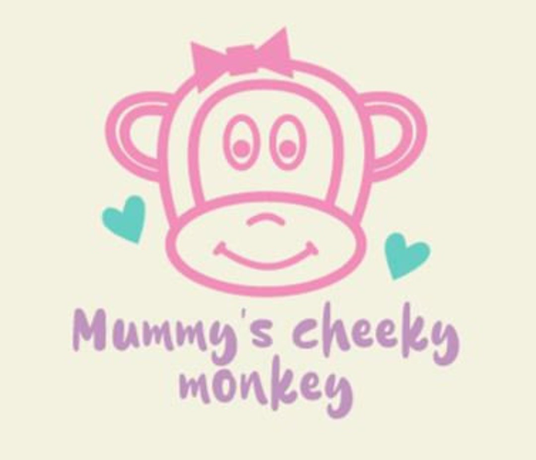 Daddy's/ Mommy's/ Mummy's Cheeky Monkey SVG, DXF Png Files. Baby/kids ...