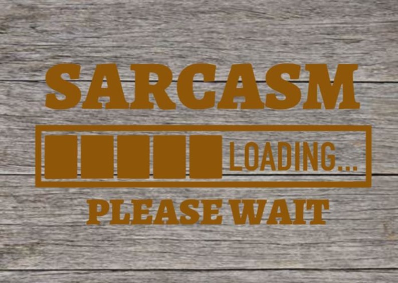 Sarcasm loading svg | Etsy