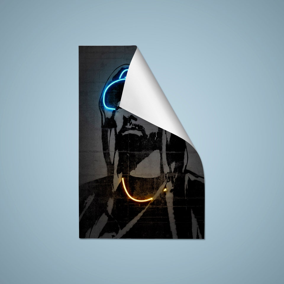 Eminem art print, Eminem poster, rap art, Eminem wall art sold by ...