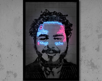 Post Malone Stencil - Etsy